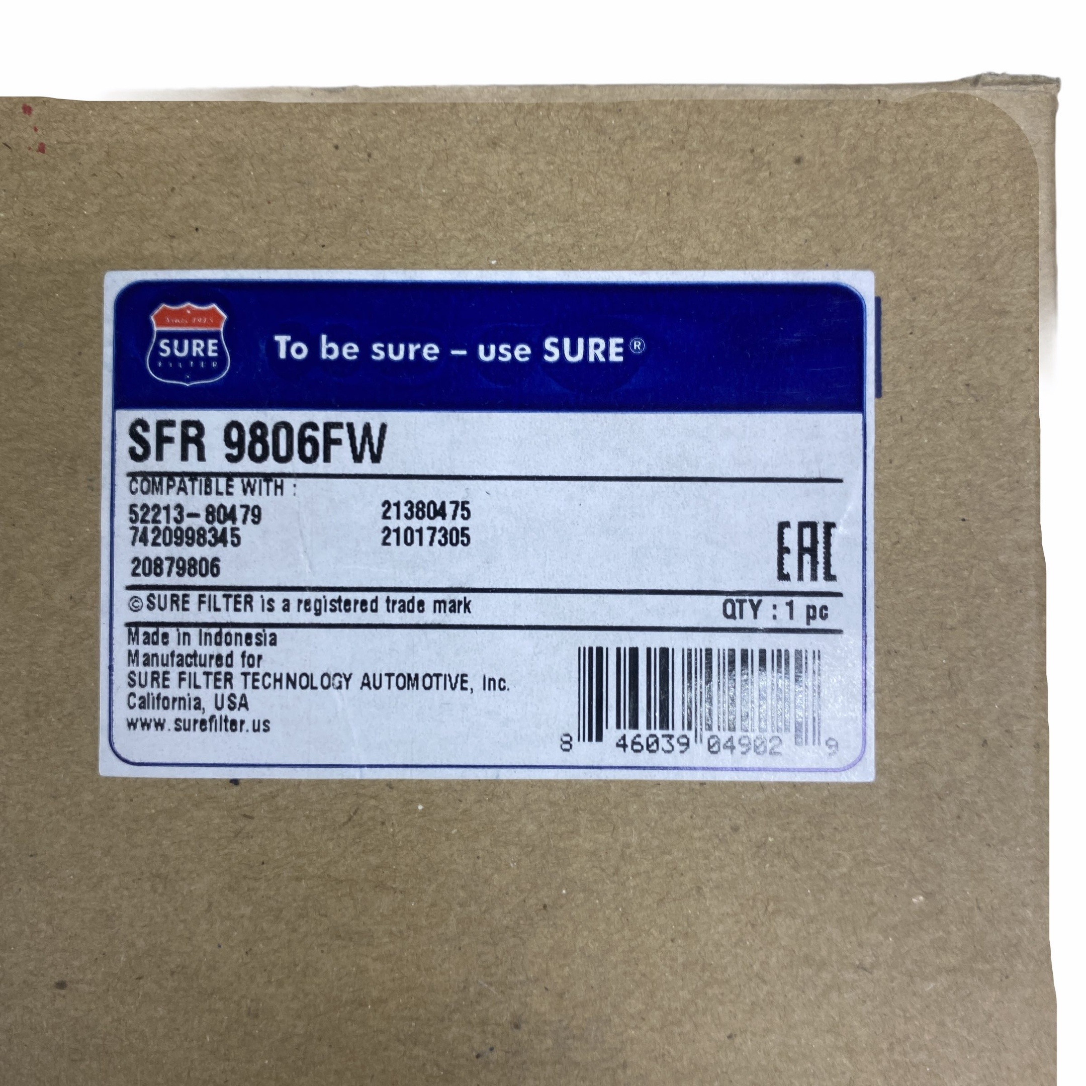 Фильтр топливный Сепарар Volvo FH/FM9-16 двигатель D9B/D13A/D16C/D16E ...